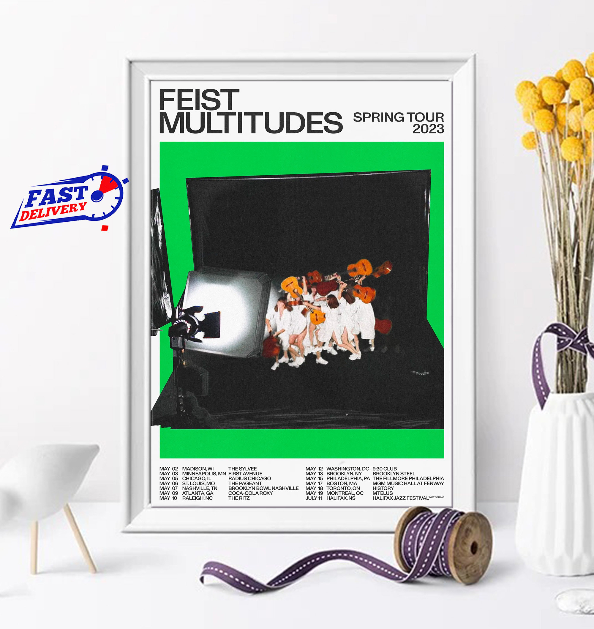 Feist Multitudes Spring Tour 2023 Poster sold by Chris Goodman | SKU ...