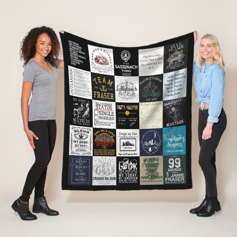 Outlander Thank You for the Memories Quilt Blanket Outlander - Etsy
