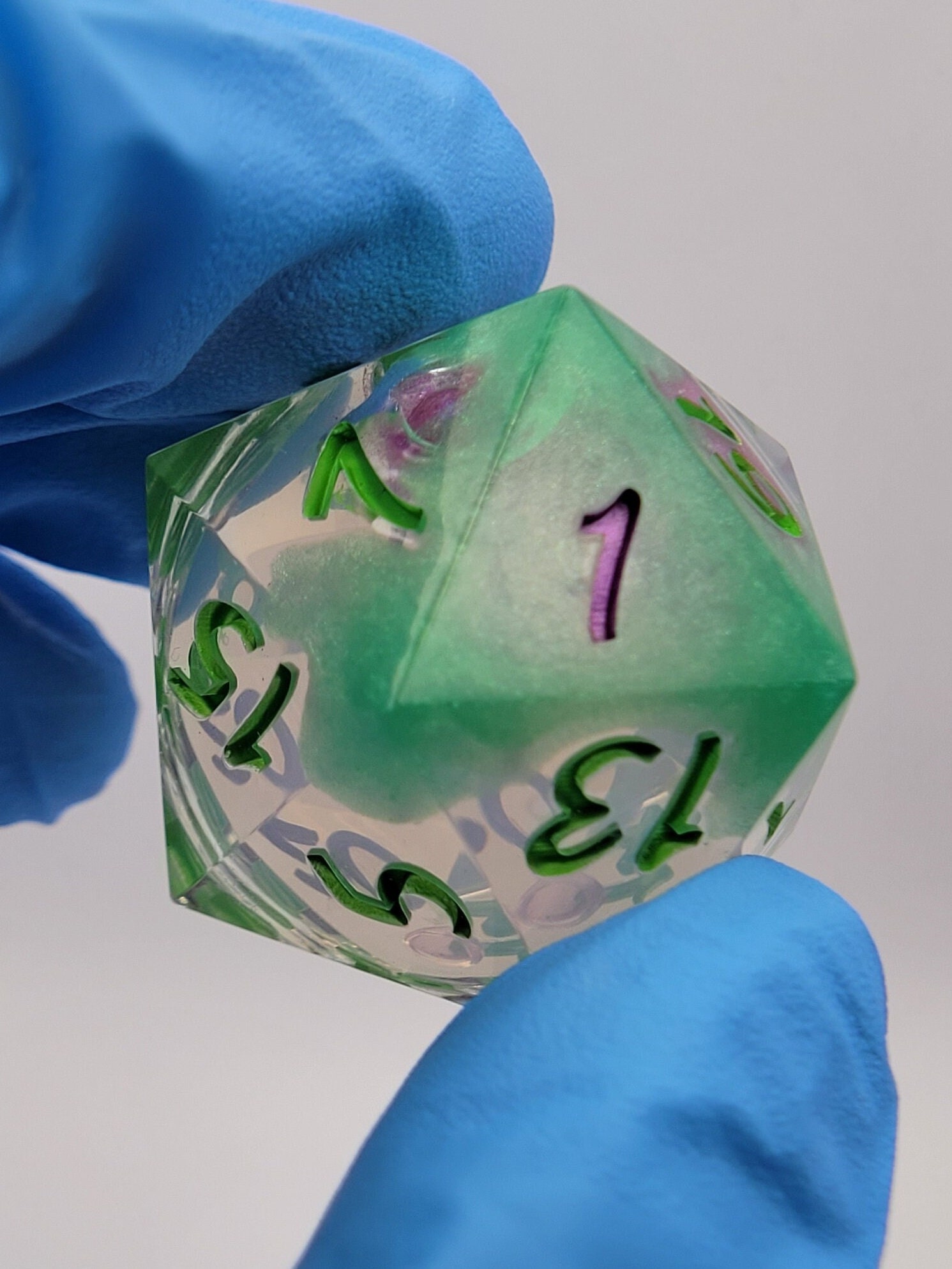 Liquid Core 33mm Chonk D20 Big Dice Sharp Edge Handmade Resin Dice - Etsy