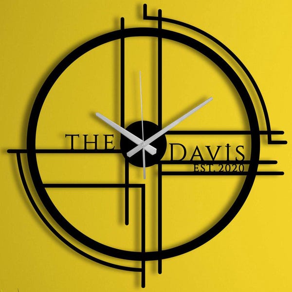 Custom Wall Clock - Etsy