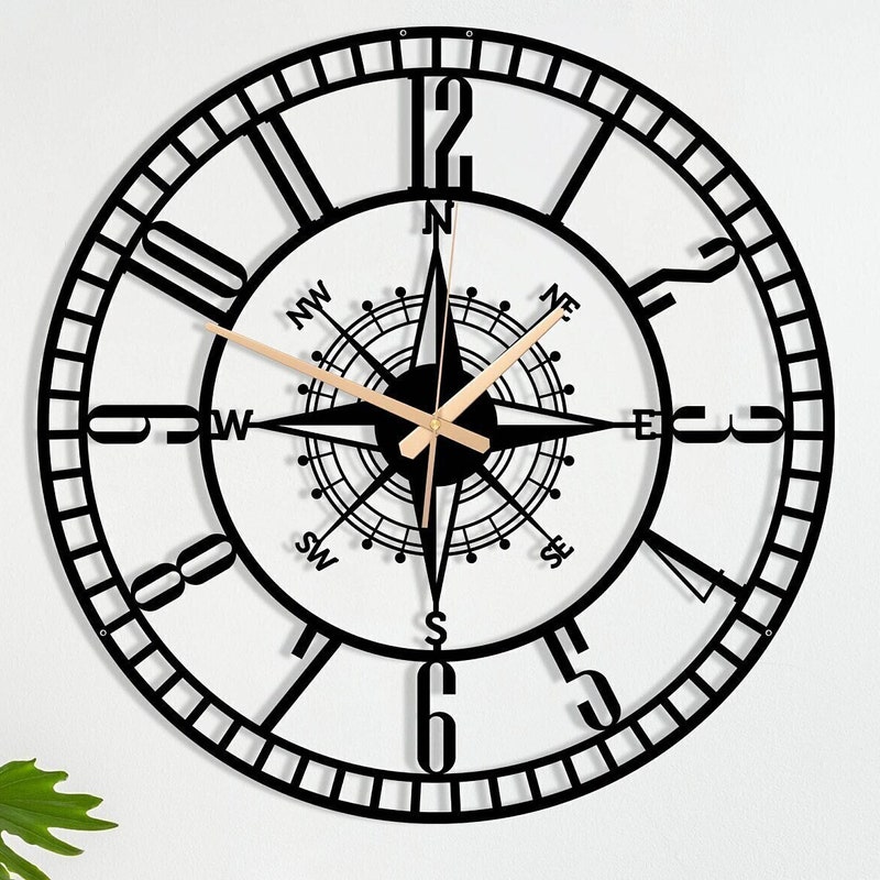 Metal Clock - Etsy