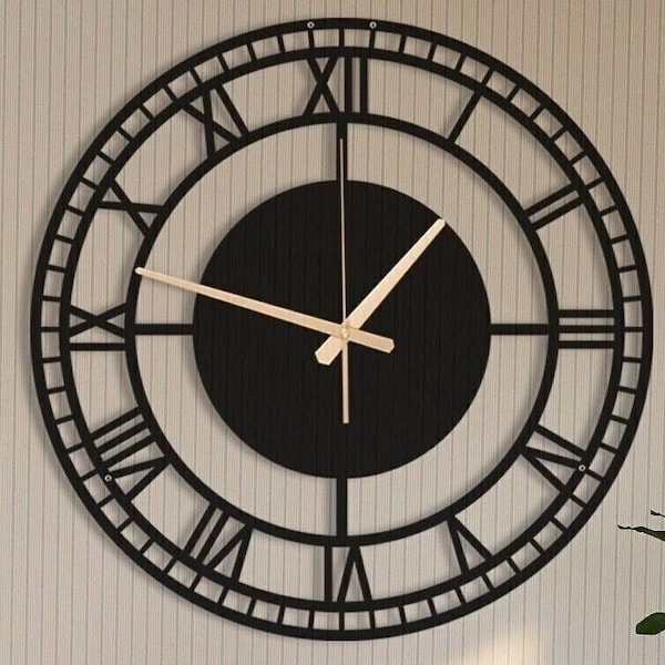 Art Wall Clock - Etsy