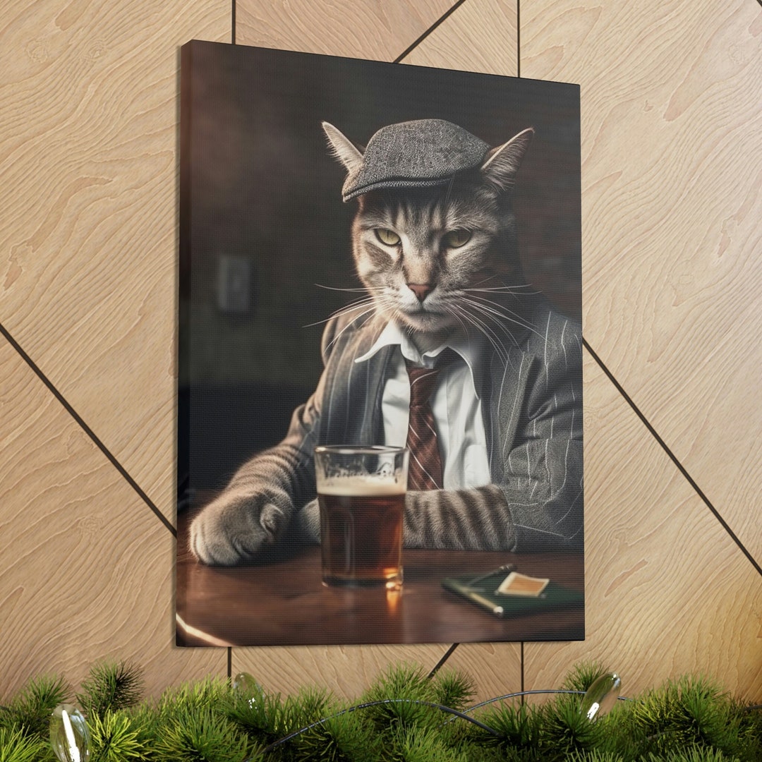 Mob Cat Wall Art, Mob Cat Canvas Wall Art, Mob Cat Fine Art, Mob Cat ...