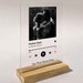 Fully Custom Song Plaque, Anniversary Gift, Custom Gift for Him, Glass ...