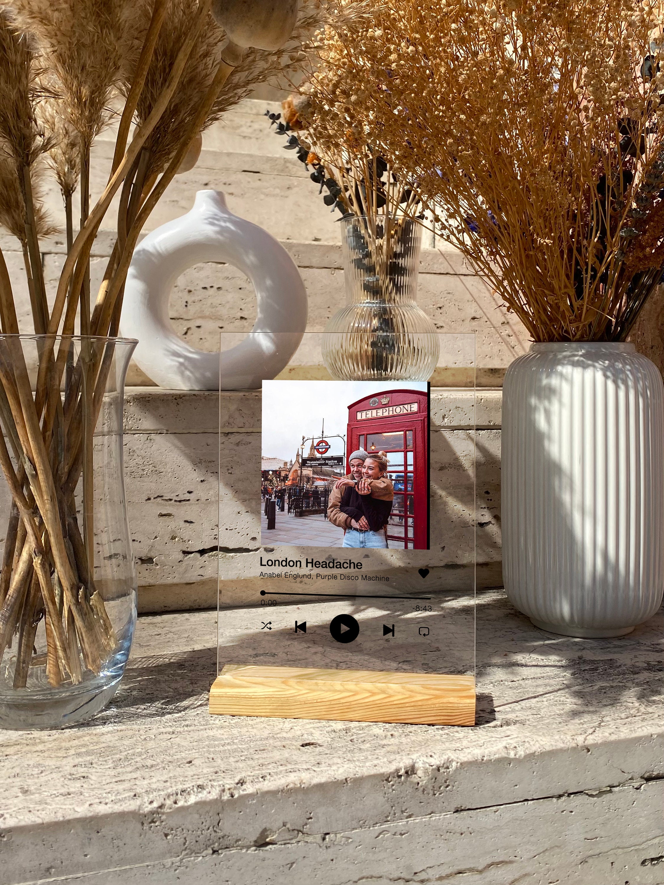 Custom Album Cover Plaque, Table Top Transparent Decoration, Custom ...