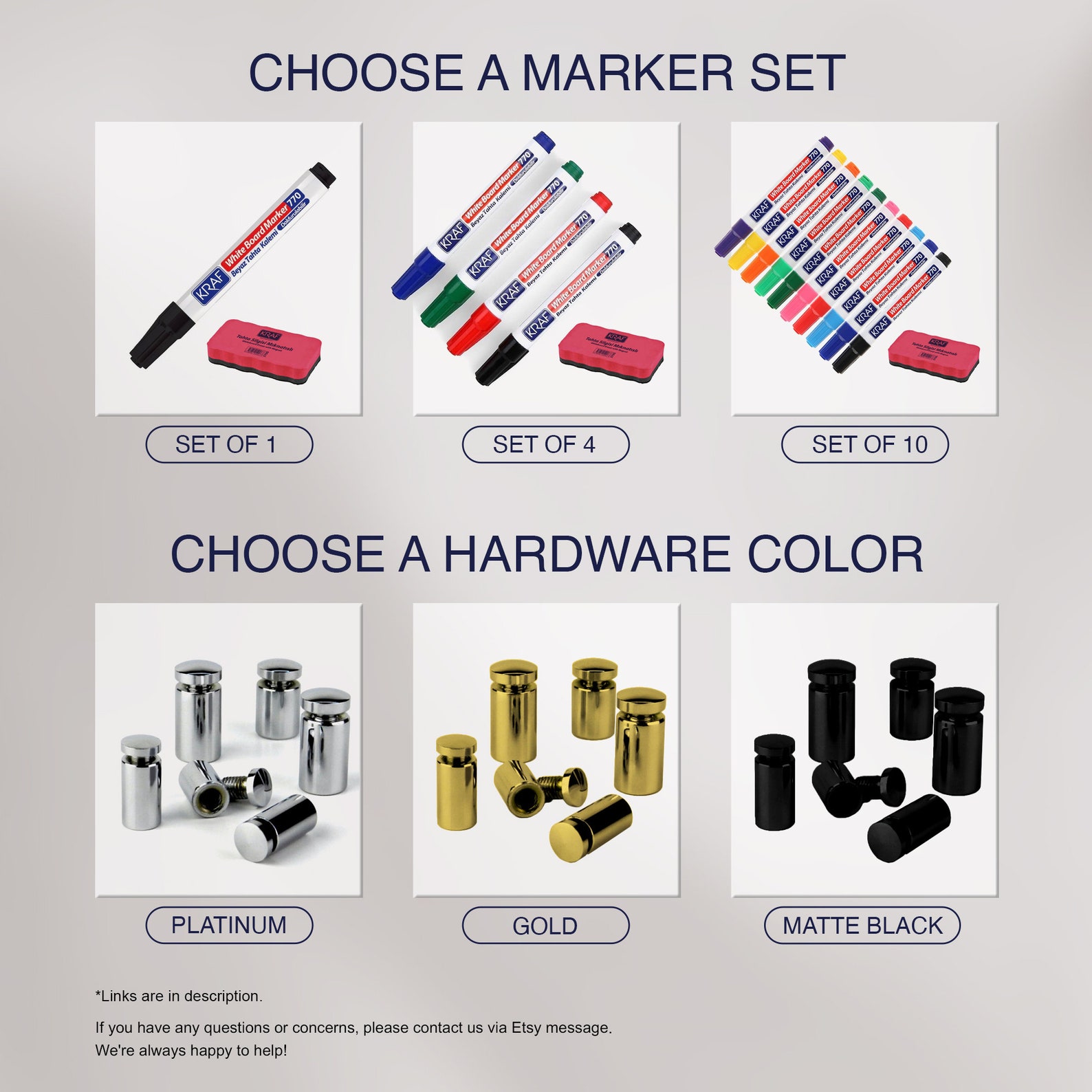 Personalized Vision Board Transparent Dry Erase Board Wall - Etsy