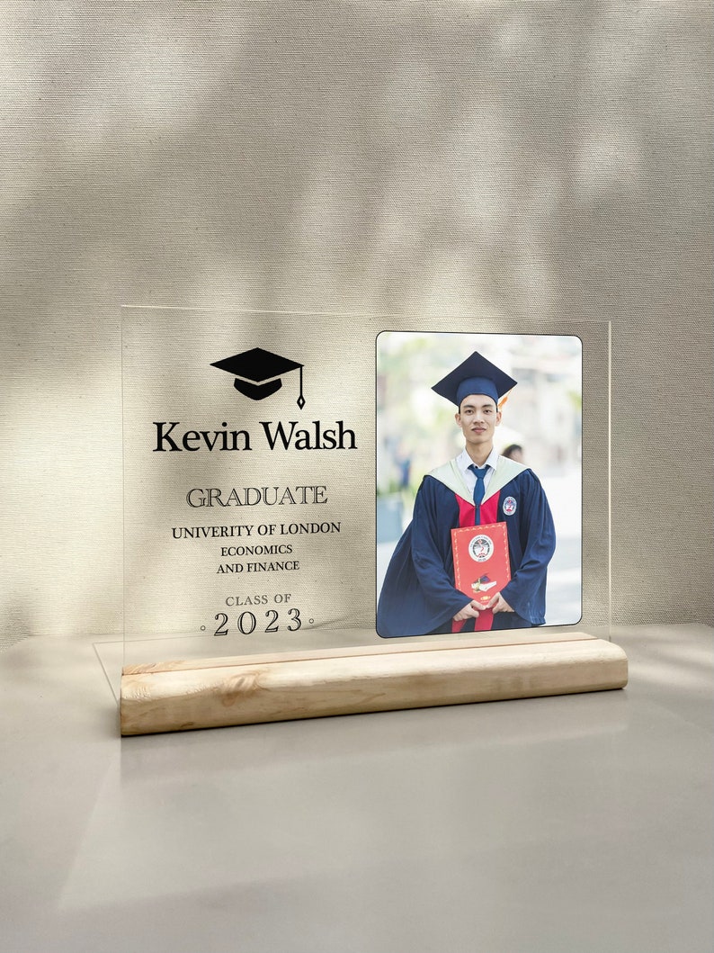 Personalized Graduation Plaque Horizontal, Table Top Decoration ...