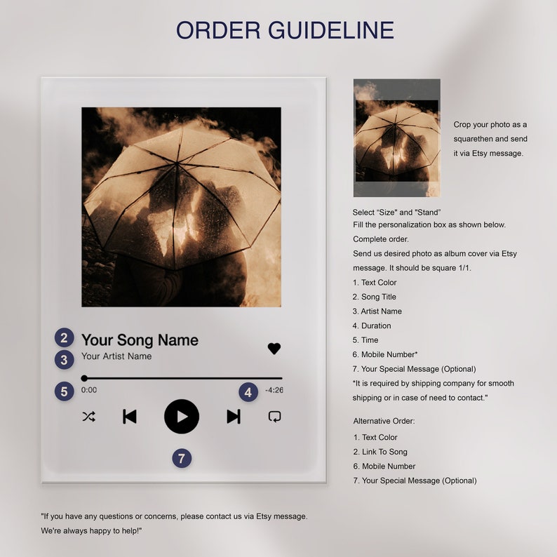 Custom Album Cover Plaque, Table Top Transparent Decoration, Custom ...