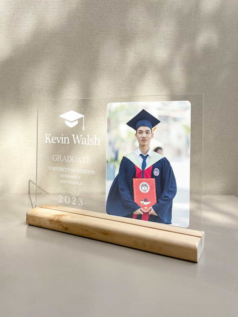 Personalized Graduation Plaque Horizontal, Table Top Decoration ...