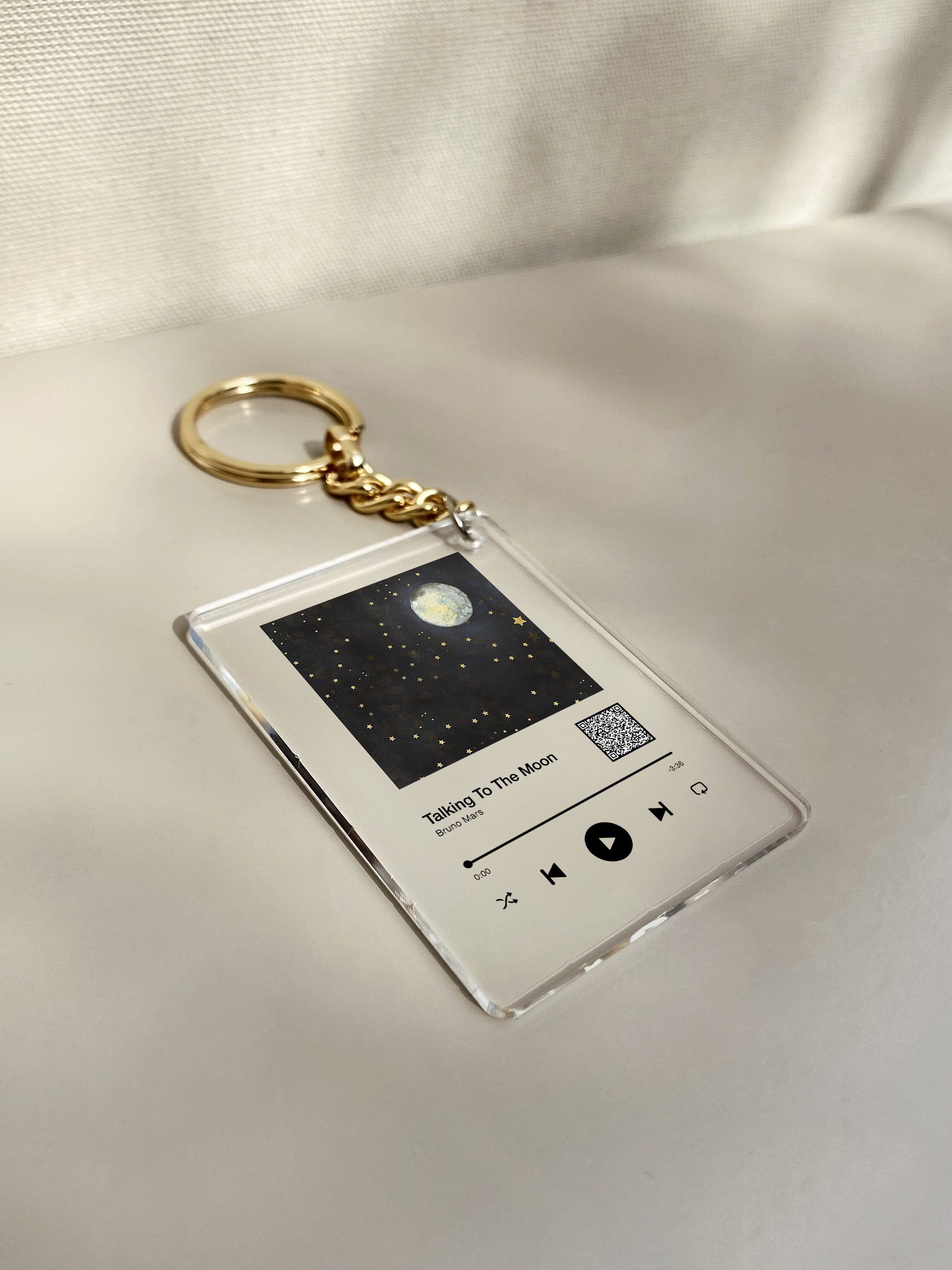 Custom Song Keychain: Personalized Photo Album Cover Acrylic Keyring - Etsy