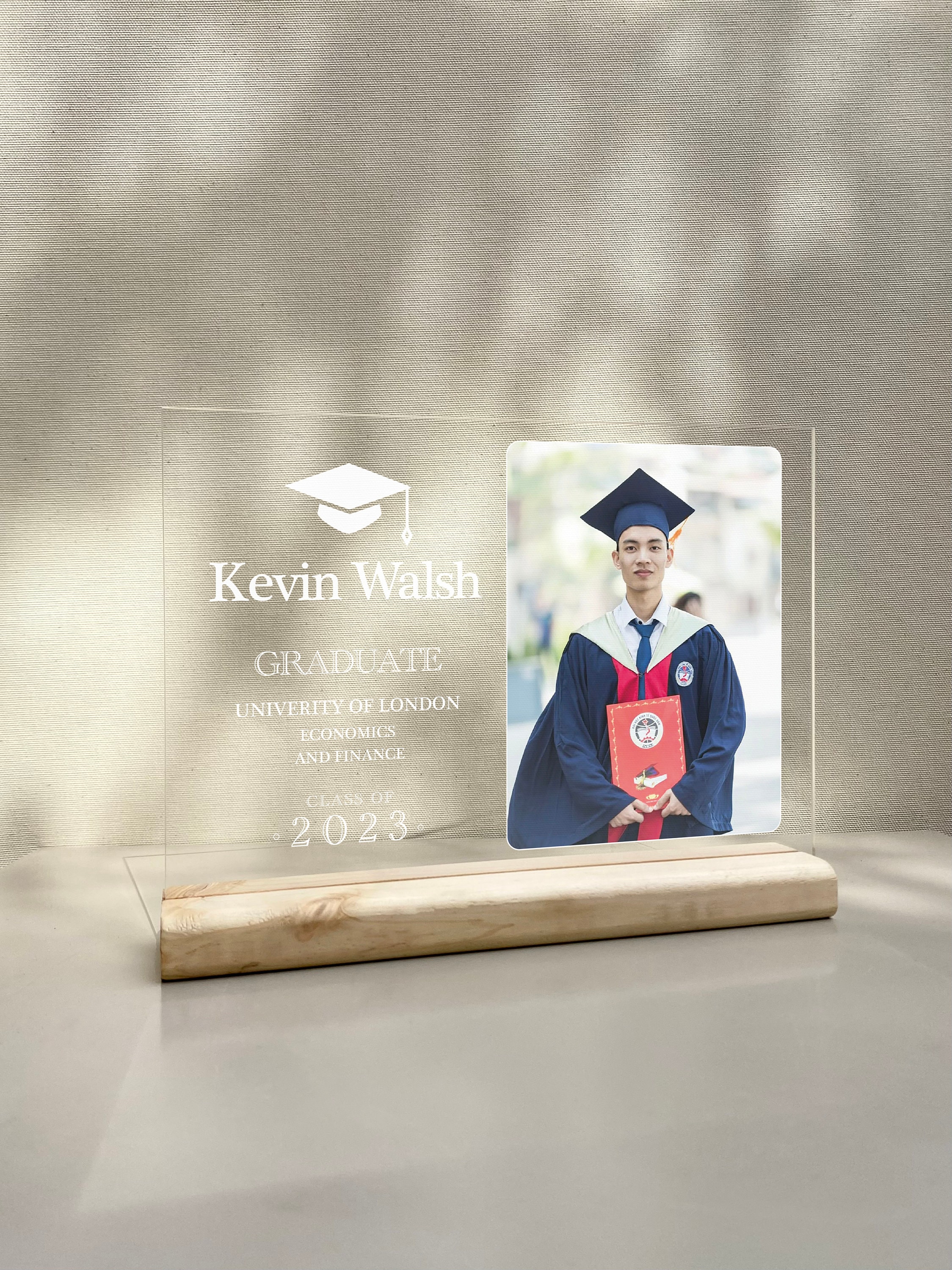 Personalized Graduation Plaque Horizontal, Table Top Decoration ...