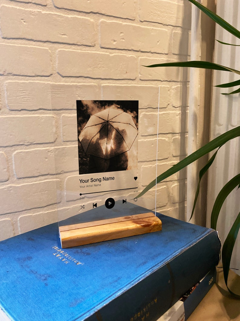 Custom Album Cover Plaque Table Top Transparent Decoration - Etsy