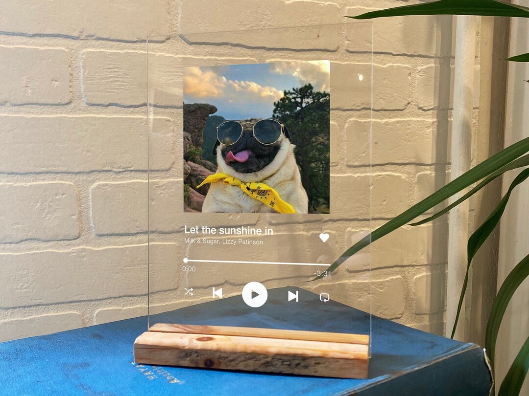 Custom Album Cover Plaque Table Top Transparent Decoration - Etsy