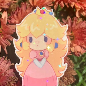 Paper Mario TTYD Peach Vivian Boo Laminated Sticker Set - Etsy