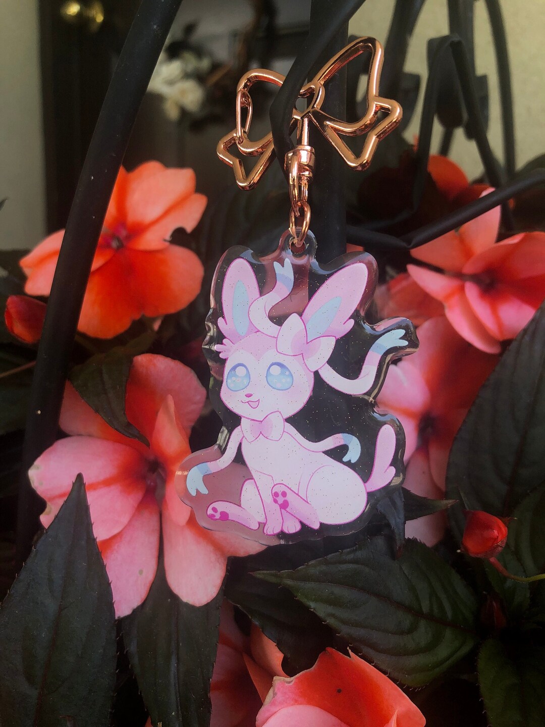 Sylveon Pokemon 2.5inch Acrylic Keychain - Etsy