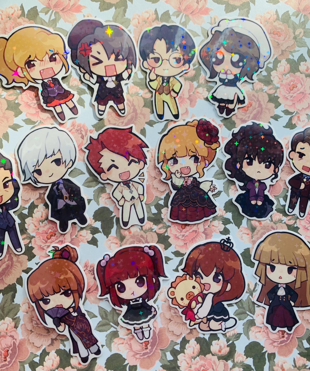 Umineko Chibi MEGA Sticker Set When They Cry Holographic Laminated ...