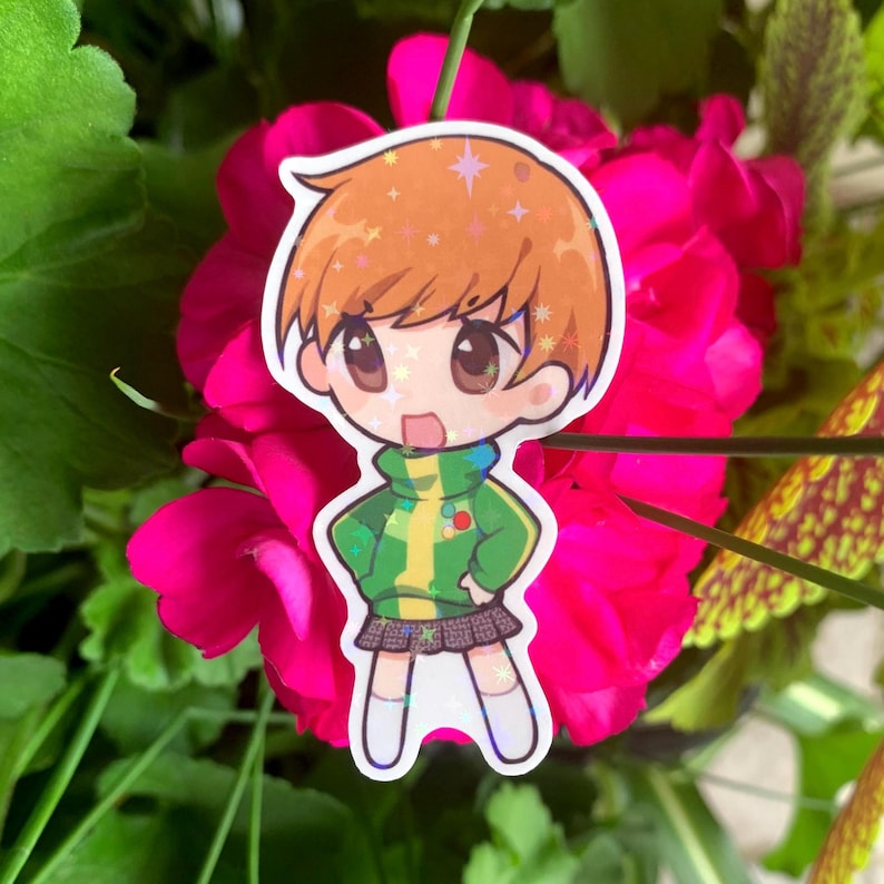 Persona 4 Golden Sticker Pack Investigation Team Holographic ...