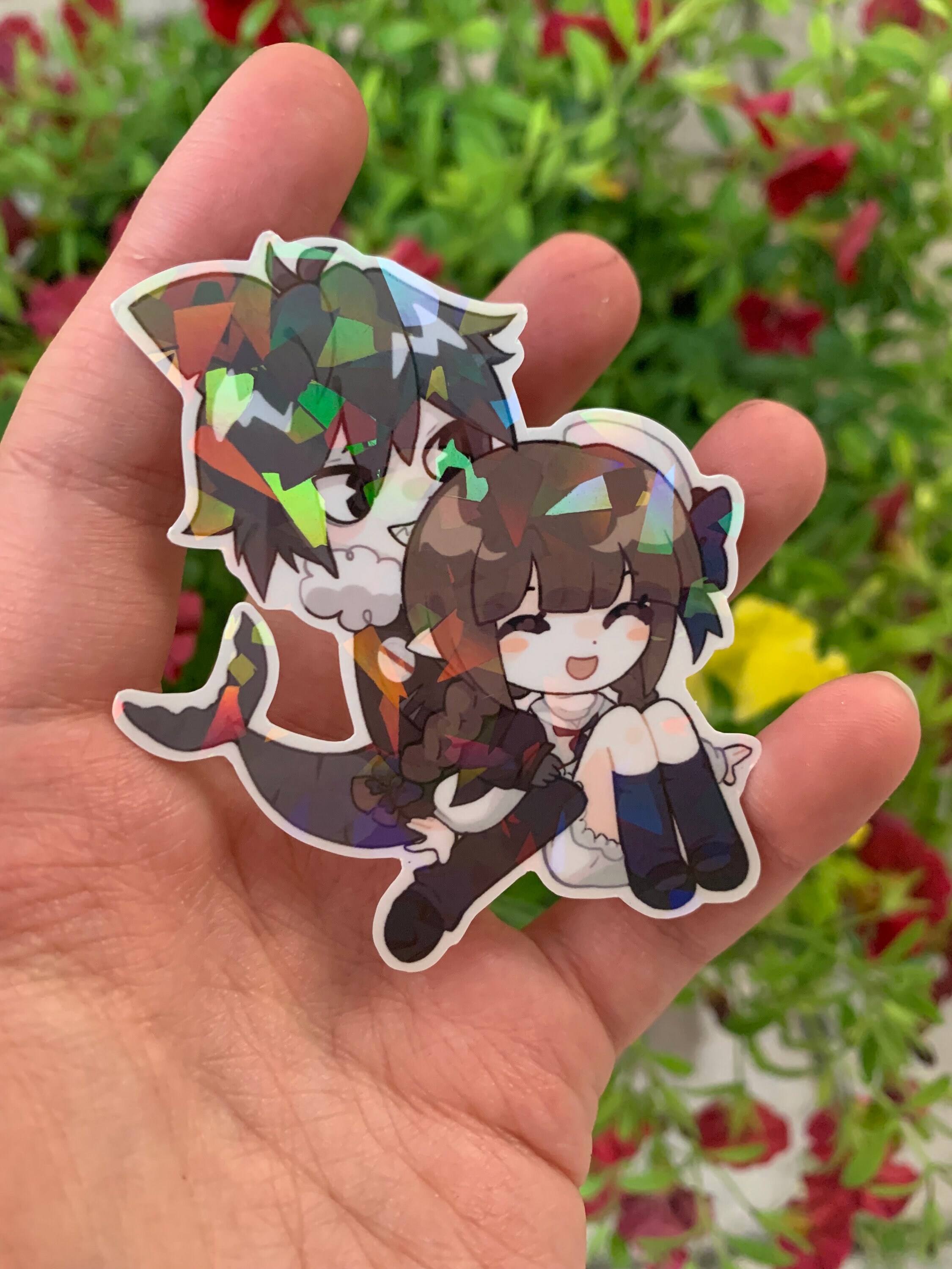 Wadanohara Samewada Laminated Holographic Weatherproof Sticker Set - Etsy