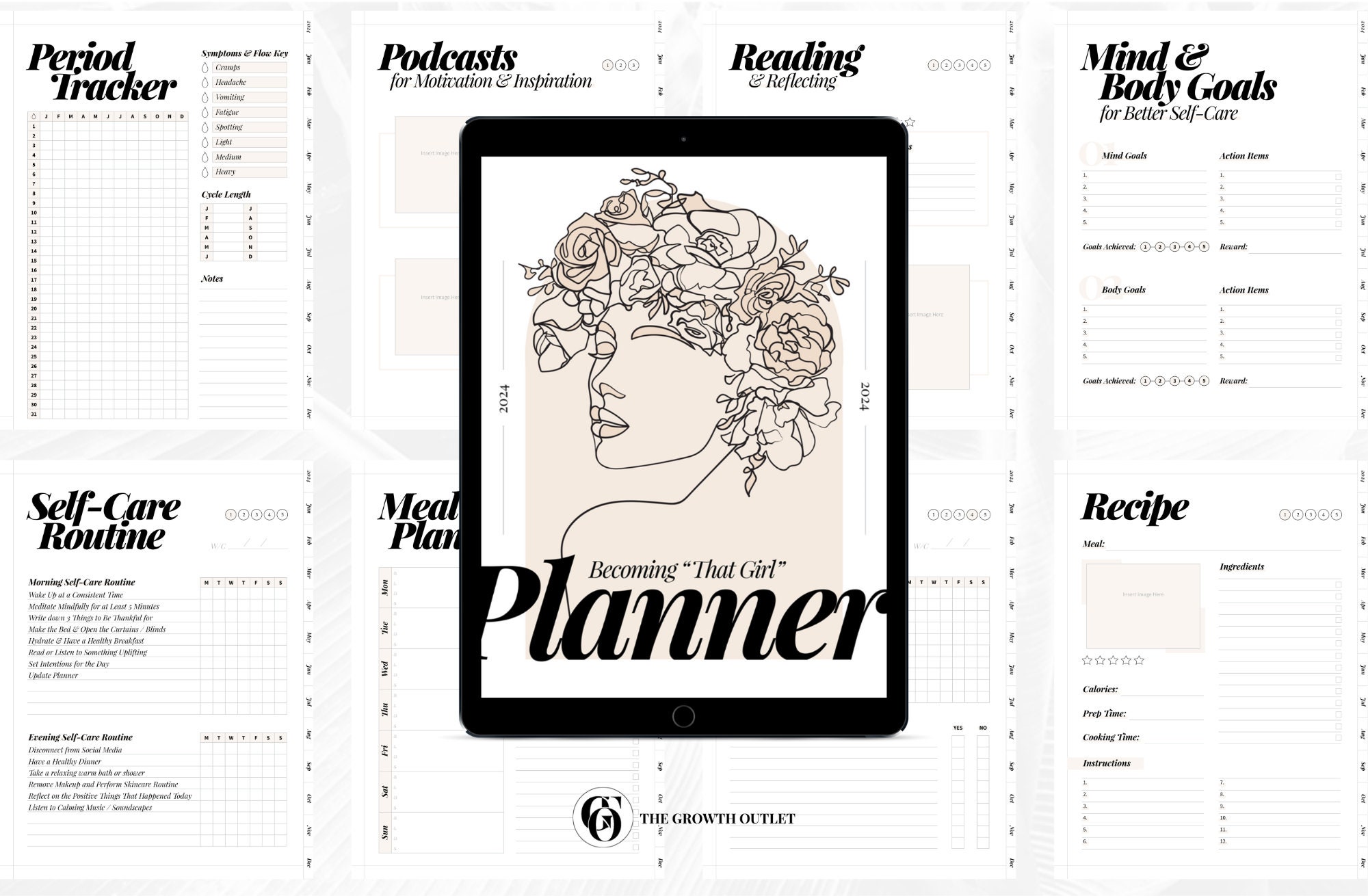 That Girl Planner 2024 Digital Planner Goodnotes 2024 Planner iPad ...