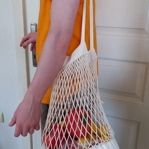 Grocery Shopping Bag,cotton Mesh Bag,crochet Tote Bag,net Market Bag ...