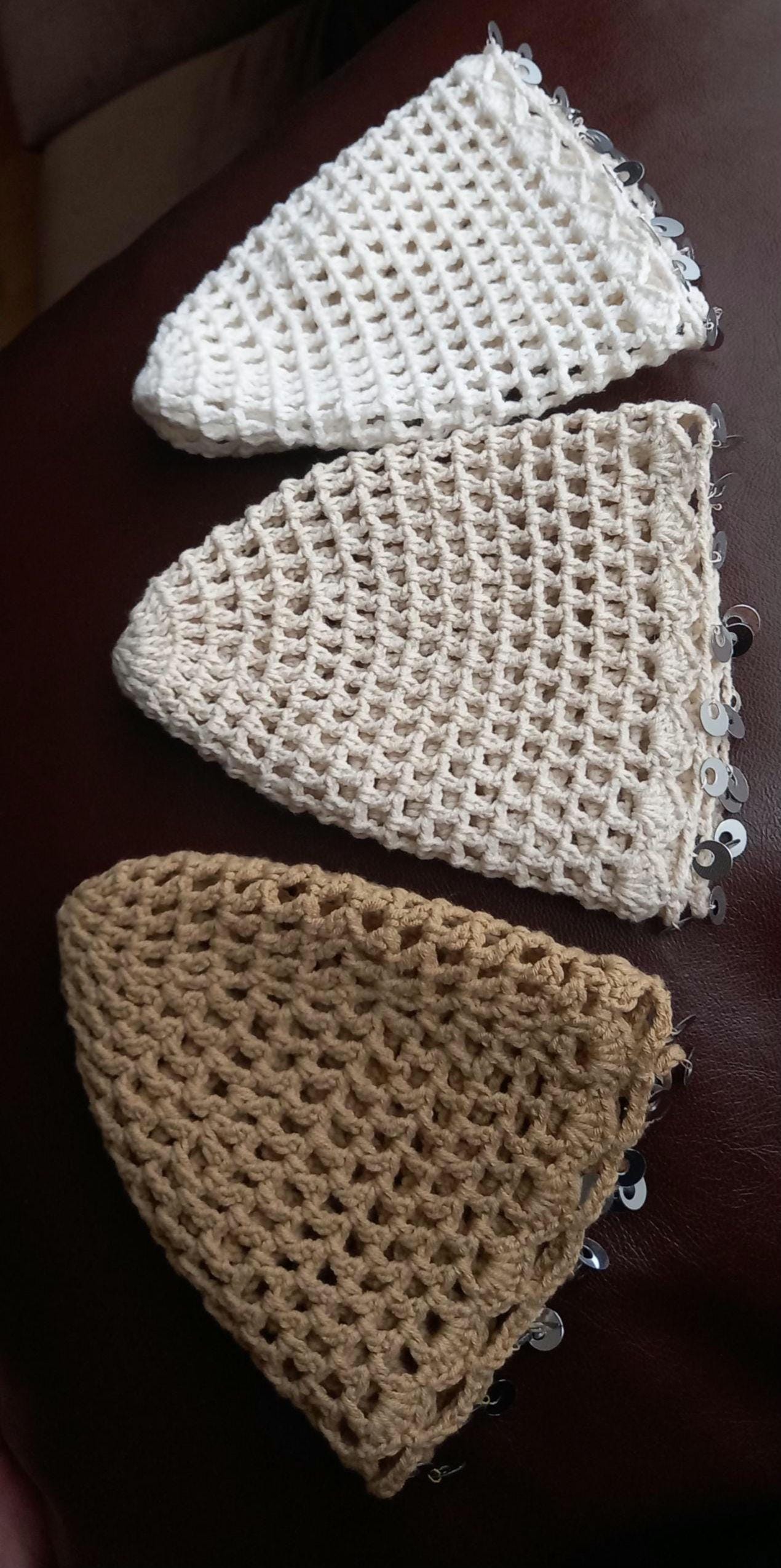 Crochet Skull Cap,crochet Mesh Skull Cap,knit Skull Hat,cotton Skull ...