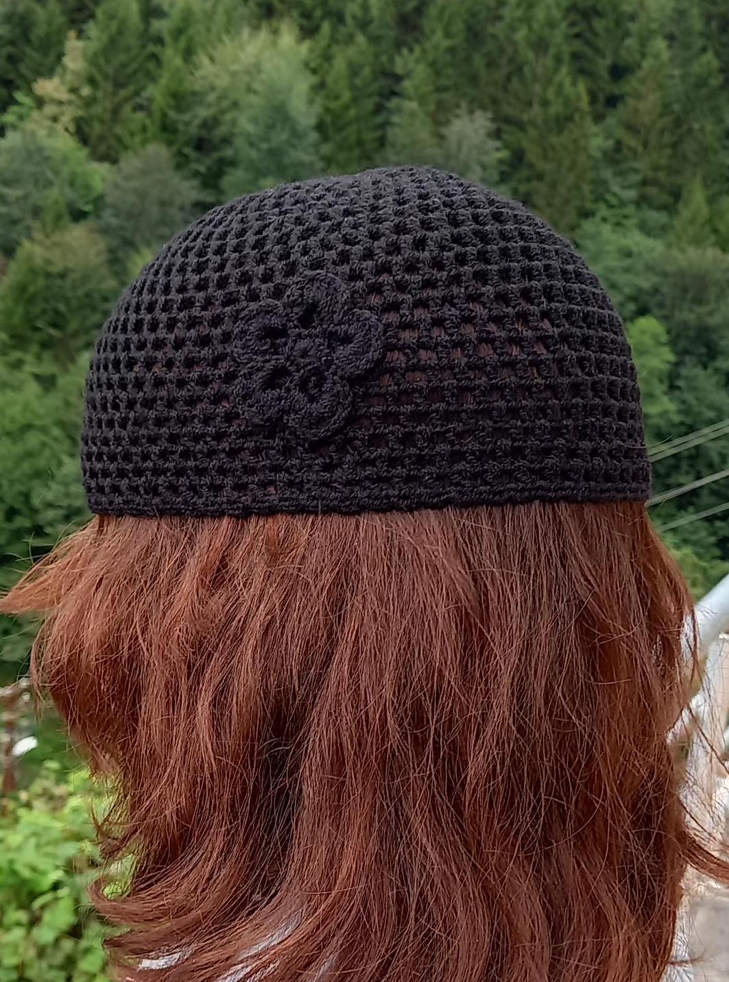 Crochet Skull Cap,knit Skull Cap,party Skull Cap,crochet Mesh Skull Cap ...
