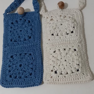 Crochet Phone Purse,knit Phone Bag,knit Crossbody Bag,crochet Mini ...
