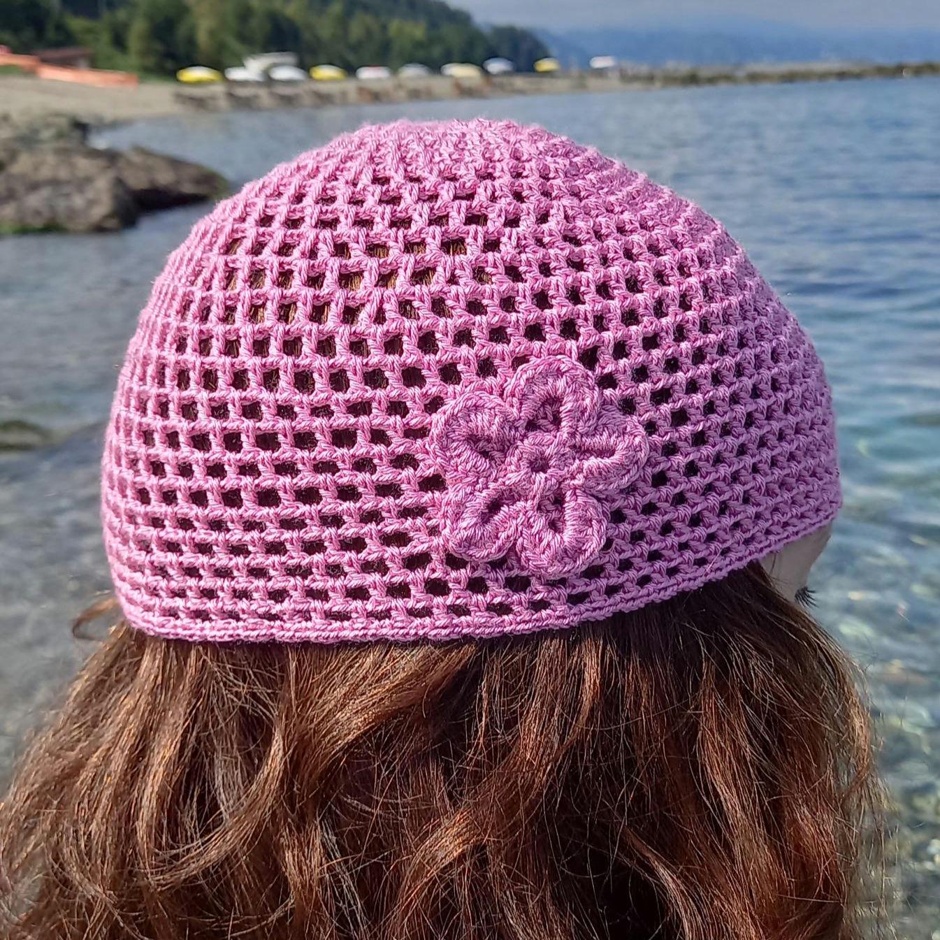 Crochet Skull Cap,knit Skull Cap,party Skull Cap,crochet Mesh Skull Cap ...