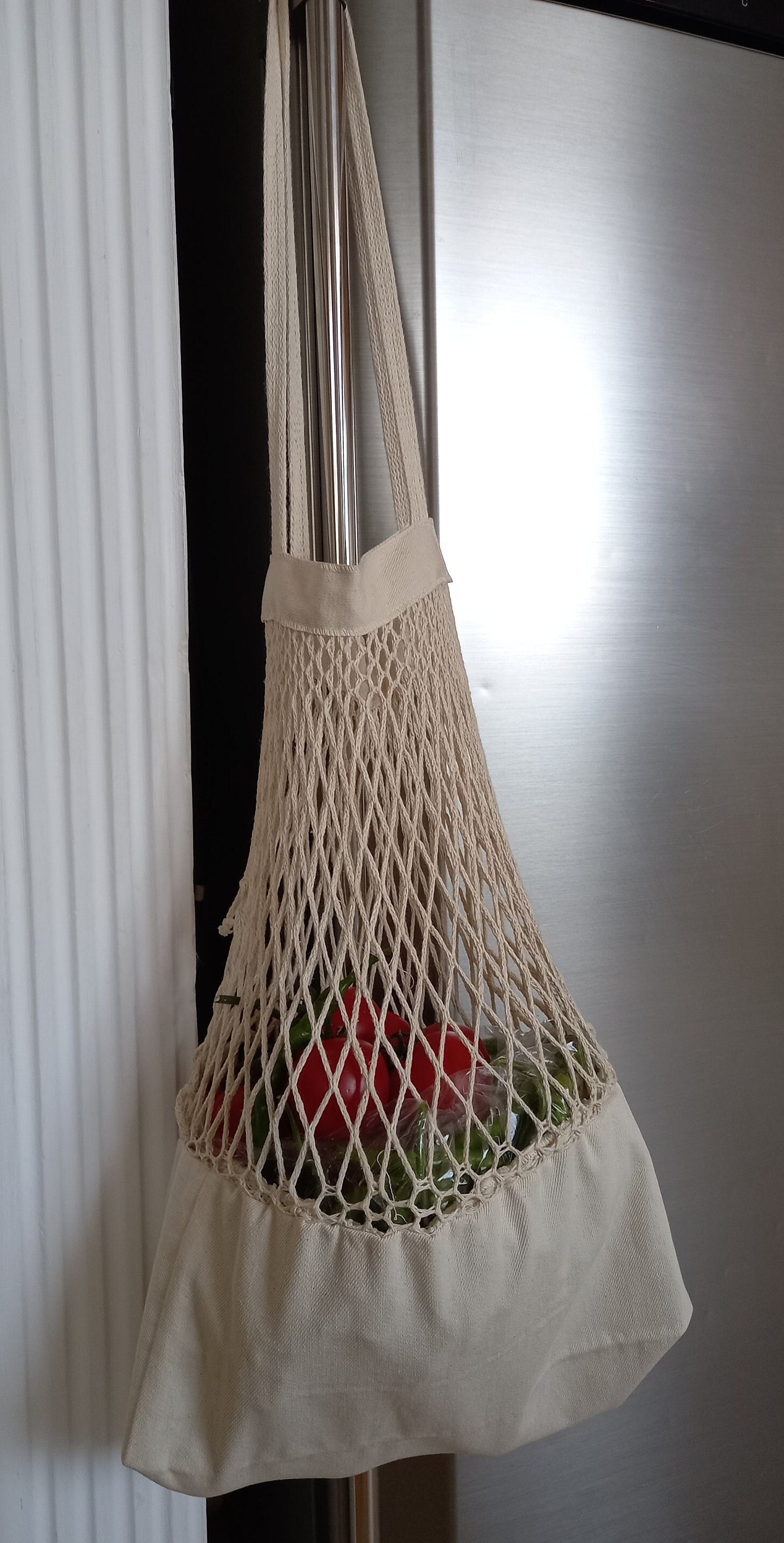 Grocery Shopping Bag,cotton Mesh Bag,crochet Tote Bag,net Market Bag ...