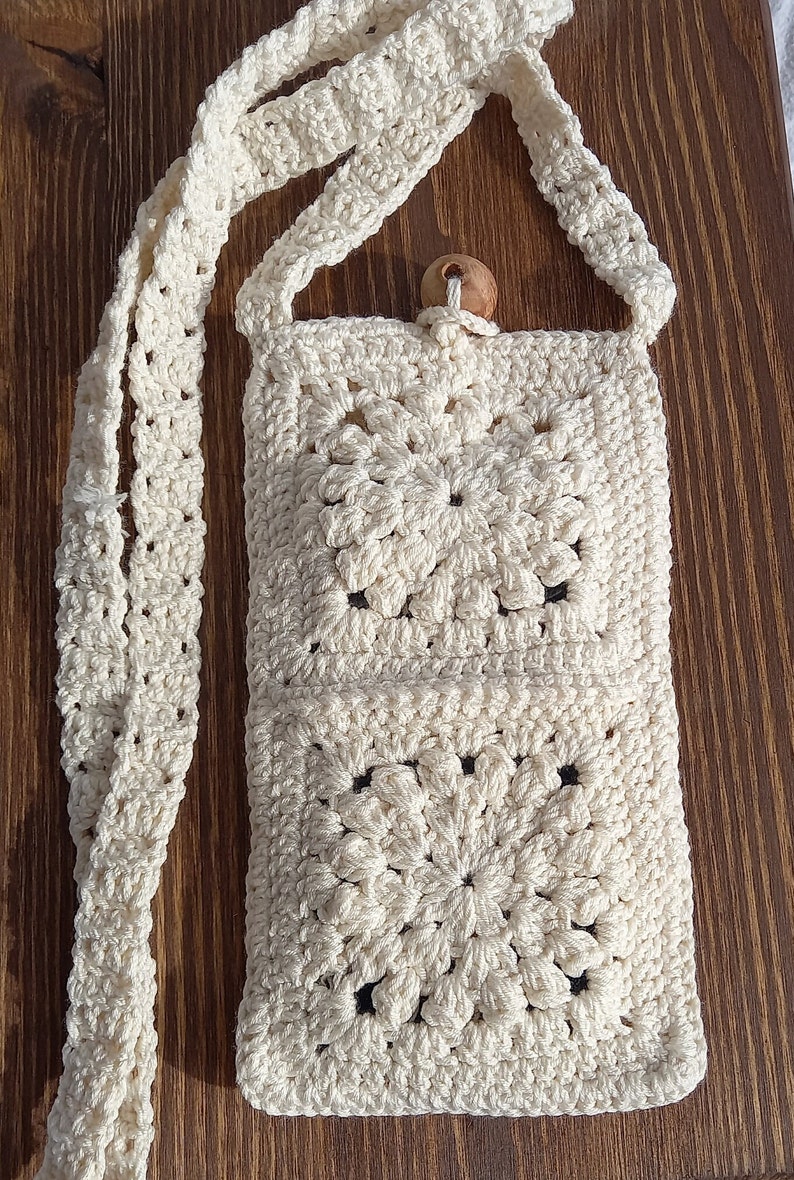 Crochet Phone Purse,knit Phone Bag,knit Crossbody Bag,crochet Mini ...