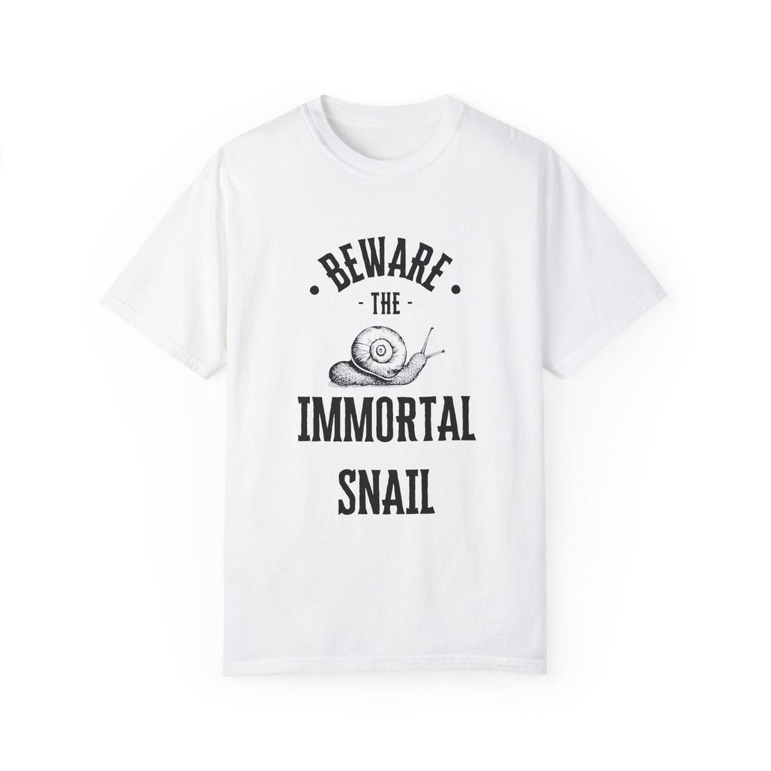 Funny Immortal Snail Meme T-shirt, Meme Graphic Tee, Antagonist Immoral Snail Shirt, Unisex Tee ...