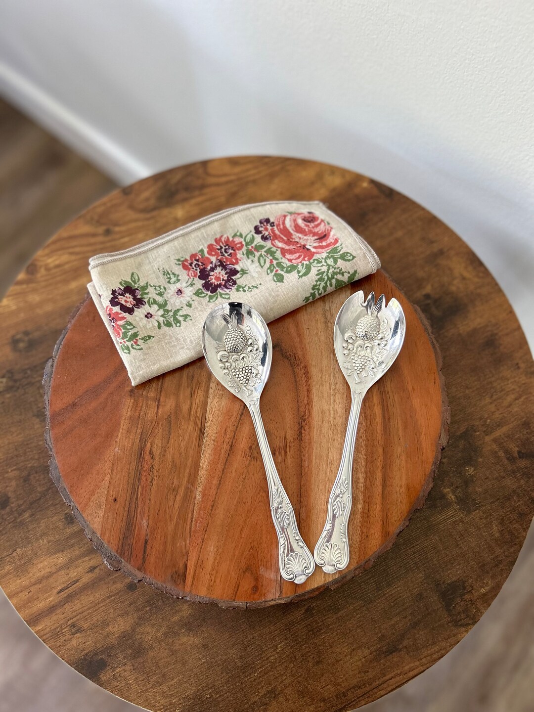 Handmade Silver Plated Serving Set - Sheffield England - Etsy