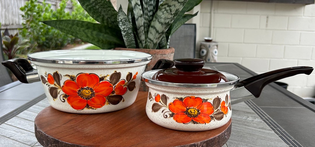 Vintage Sanko Ware Show Pan Set - Etsy