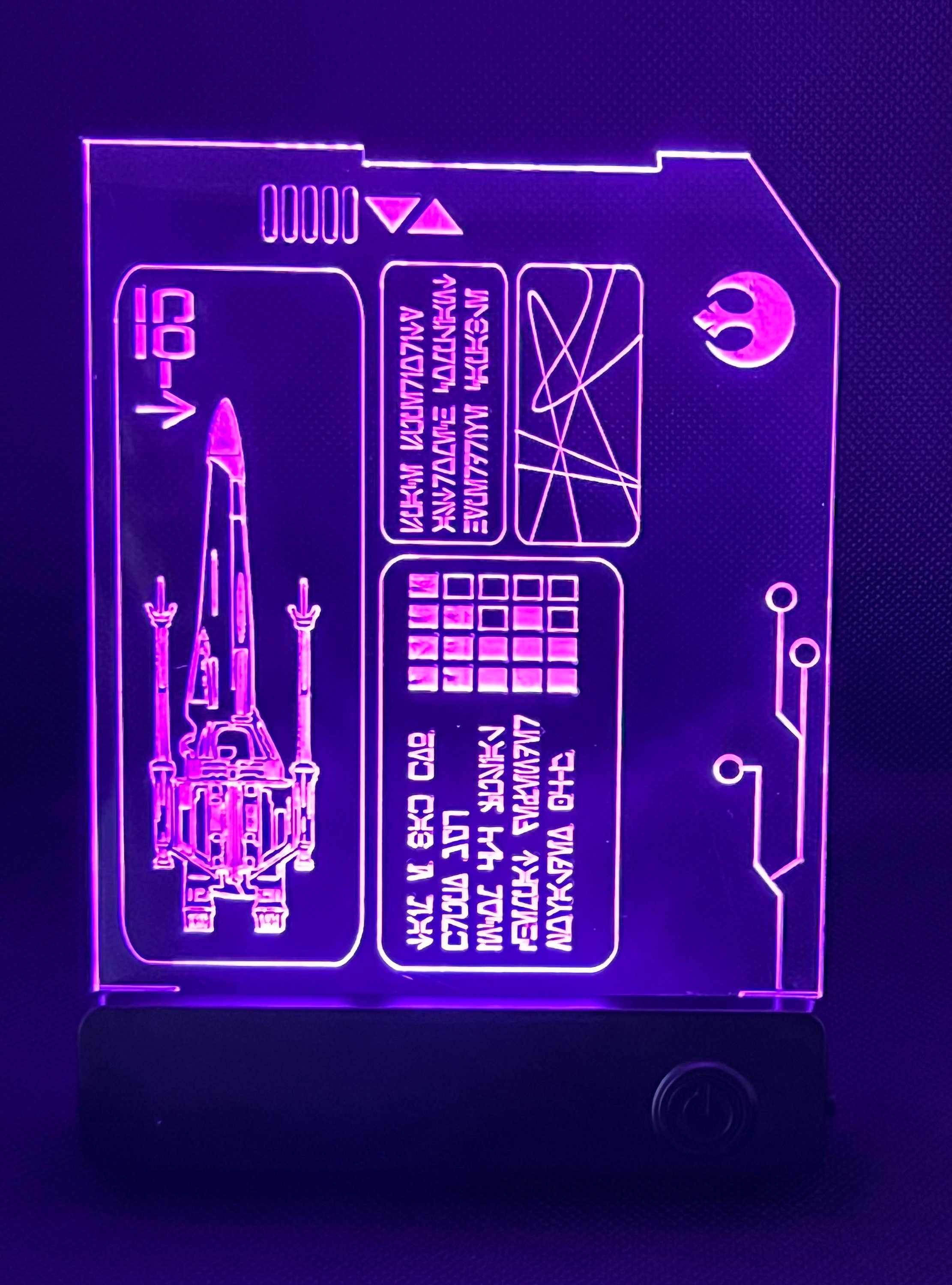 Star Wars / Sci Fi Data Pad X Wing Pilot / Droid Hunter / Trooper ID ...