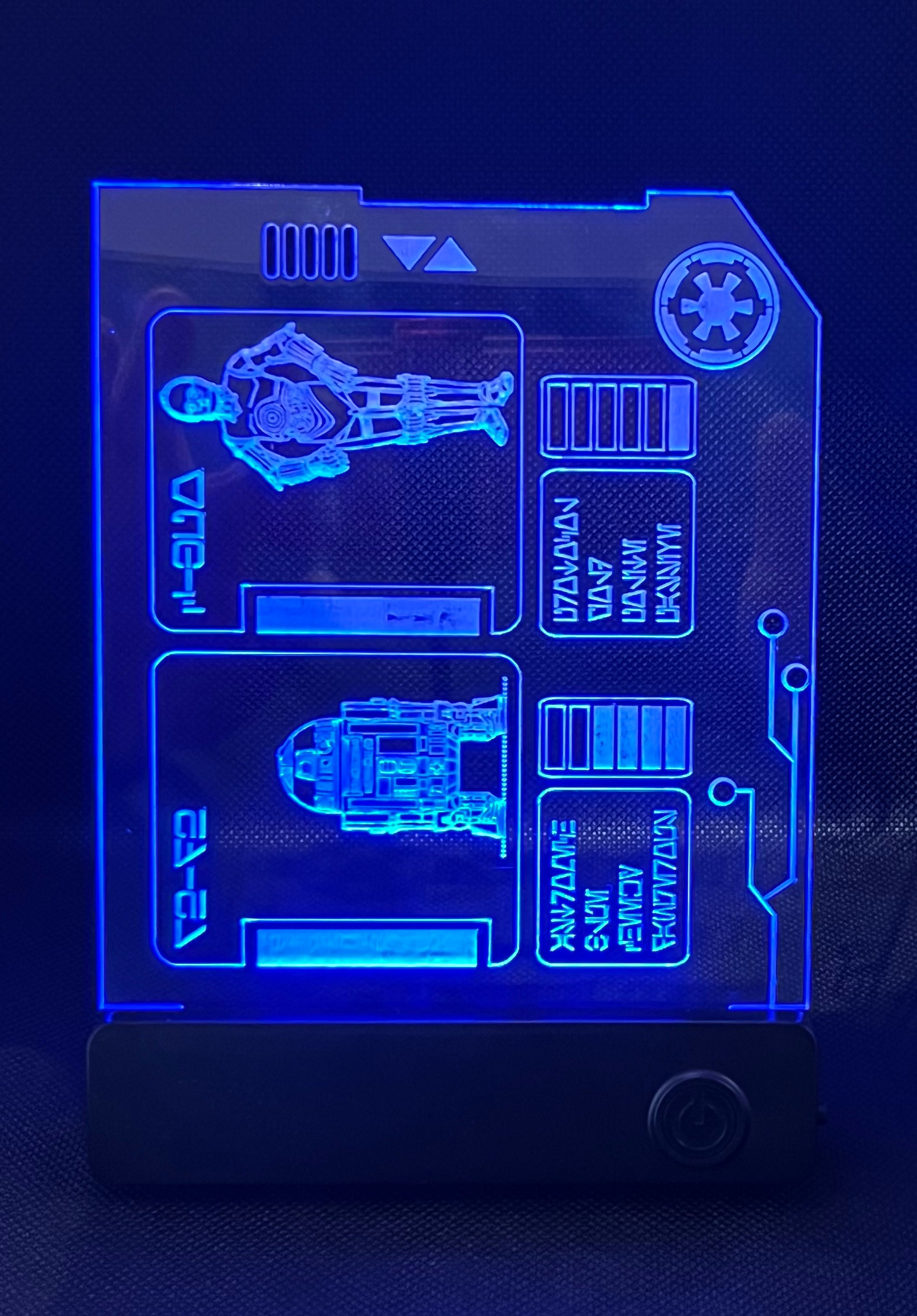 Star Wars / Sci Fi Data Pad X Wing Pilot / Droid Hunter / Trooper ID ...