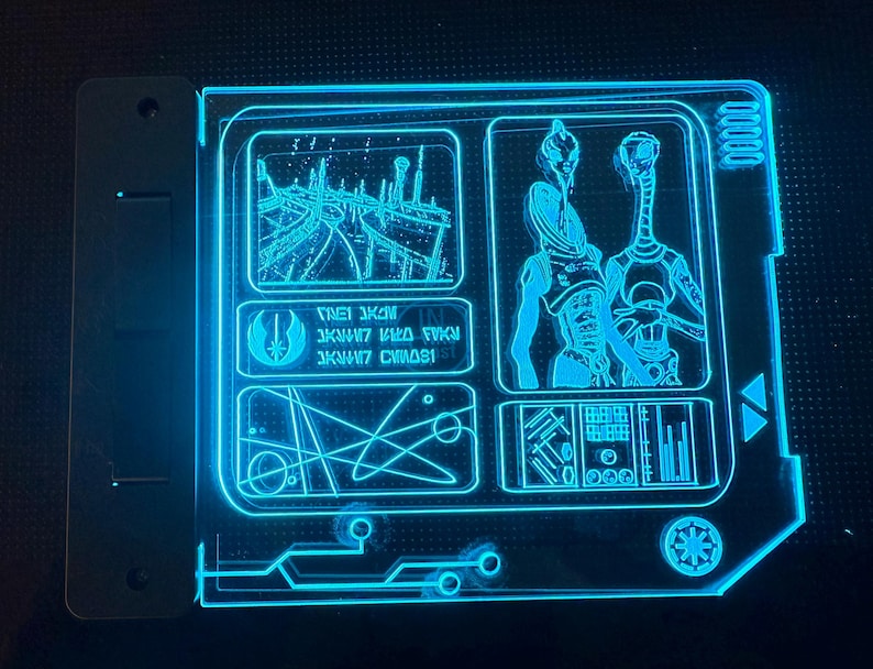 Sci-fi Datapad Prop | LED Cosplay Display Panel | Futuristic Costume ...