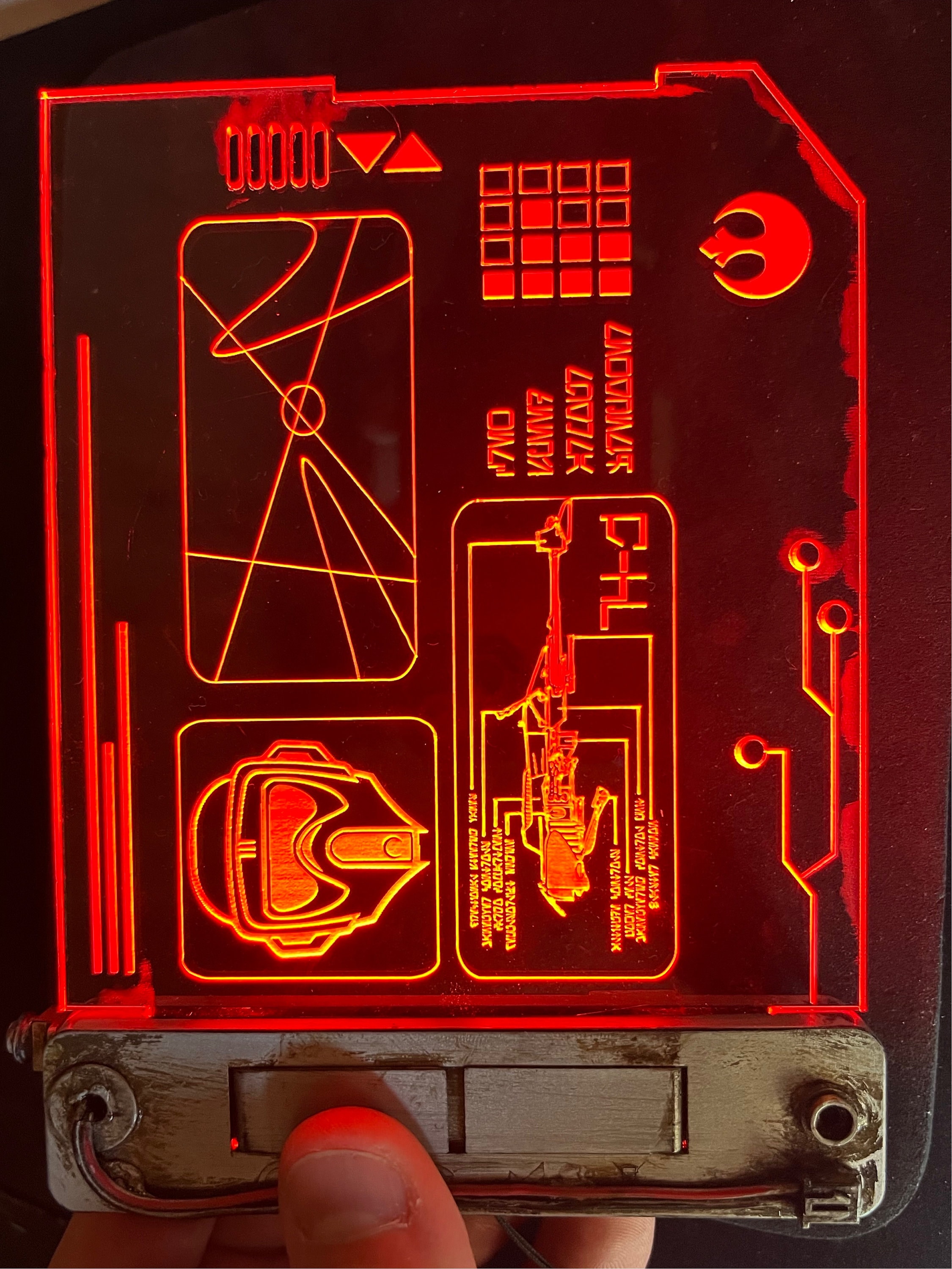 Star Wars / Sci Fi Data Pad X Wing Pilot / Droid Hunter / Trooper ID ...