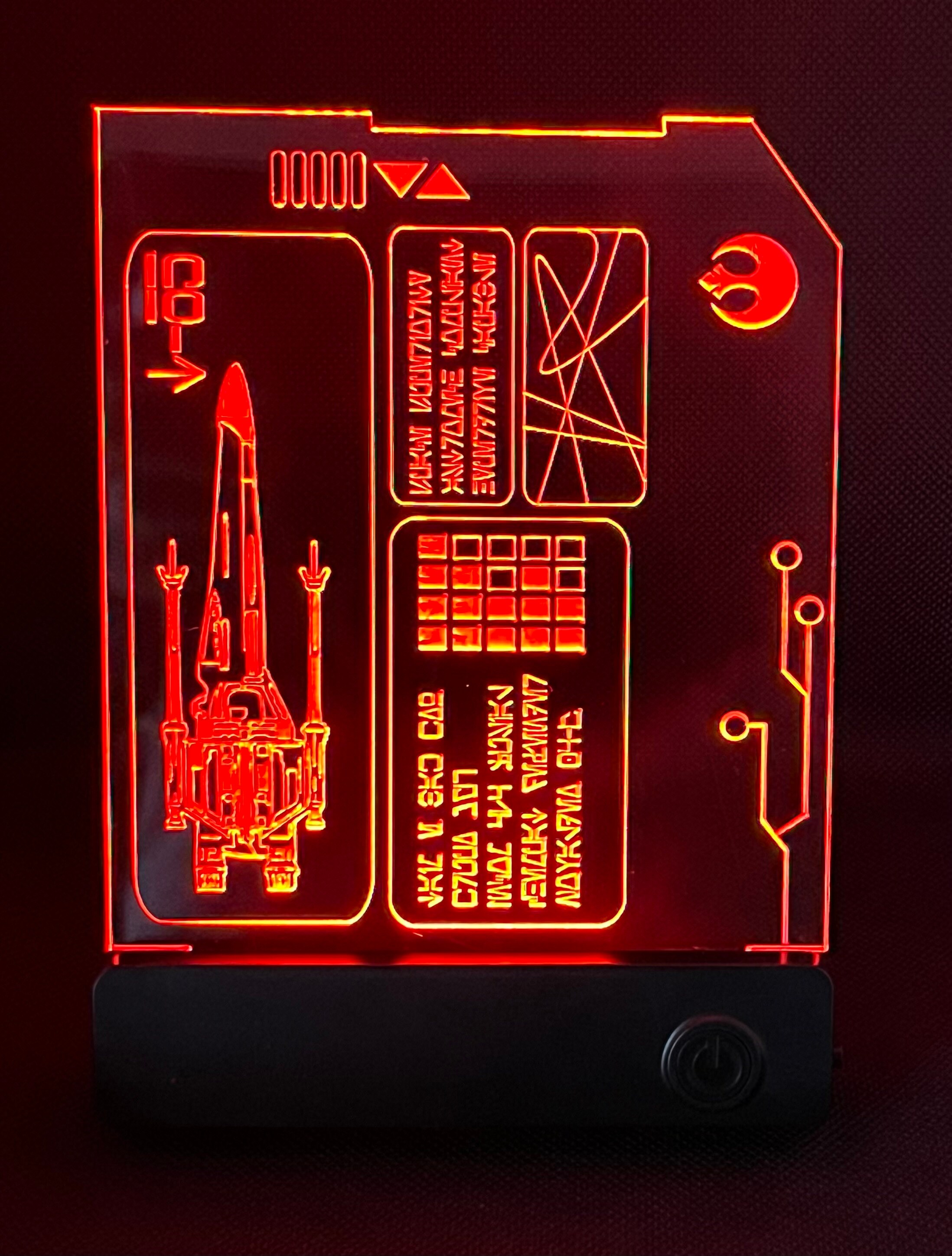 Sci-fi Datapad Prop | LED Cosplay Display Panel | Futuristic Costume ...