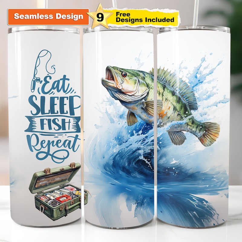Eat Sleep Fish - Etsy