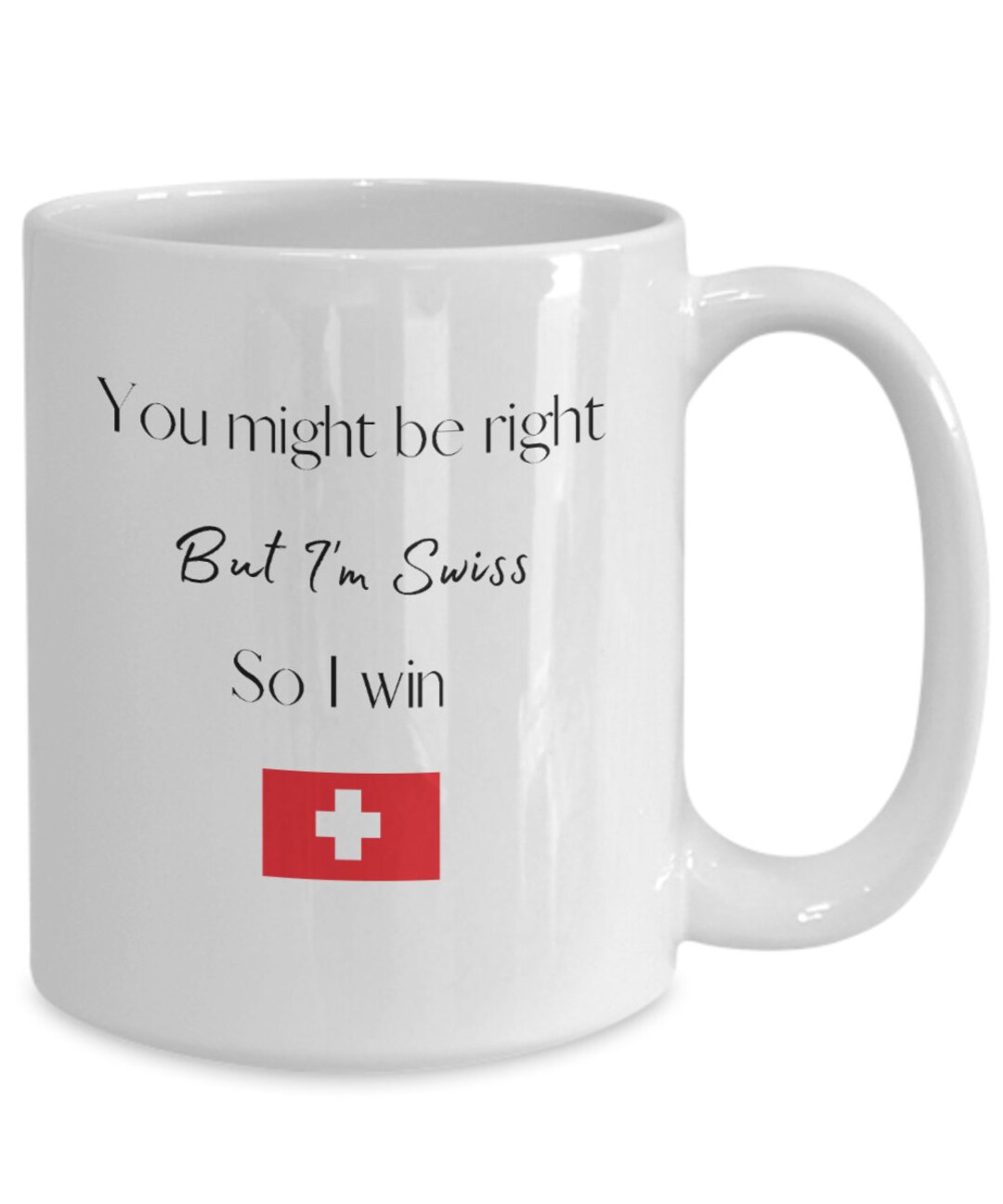 Swiss Gift Mug, Switzerland Pride, Swiss Flag Coffee Cup - Etsy