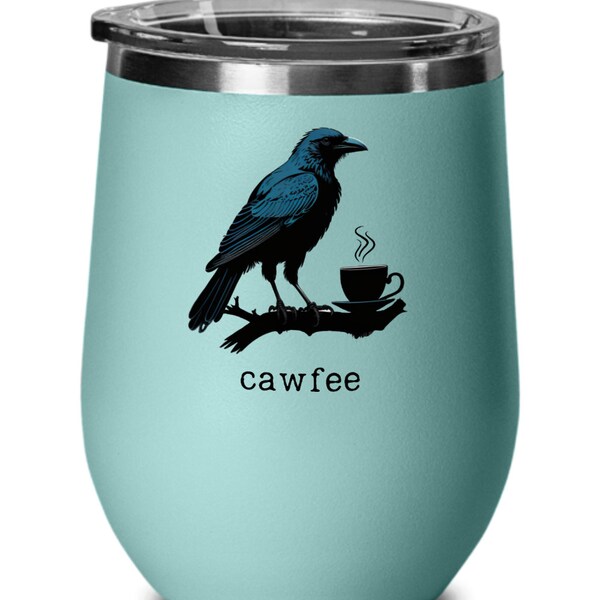 Crow Wine Glass - Etsy