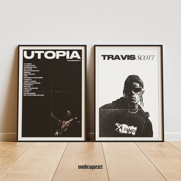 Travis Scott Utopia Posters - Etsy