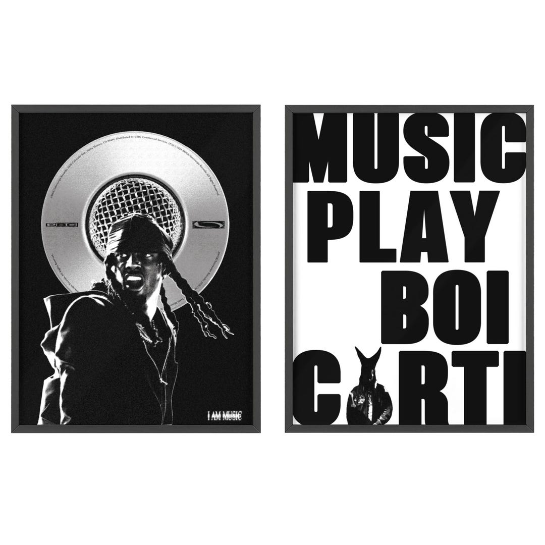 Playboi Carti Set of 2 Posters - I Am Music Poster - Playboi Carti ...