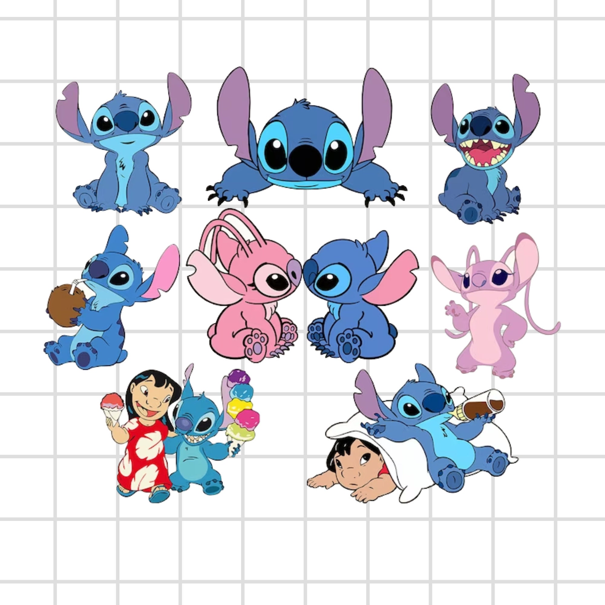 Stitch SVG Files Pour Cricut Stitch Svg Bundle Sticker - Etsy