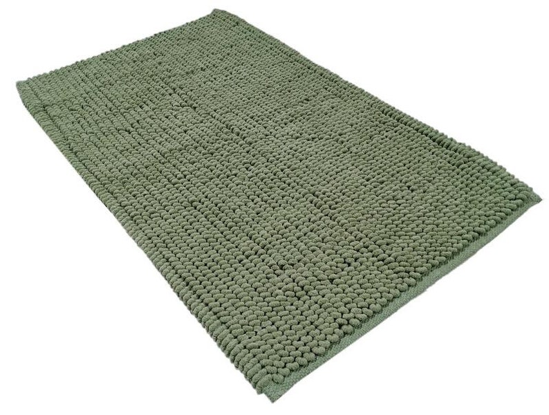 Plush Feel Bath Rugs Quick Water Absorbent Non Slip Micro Bobble ...