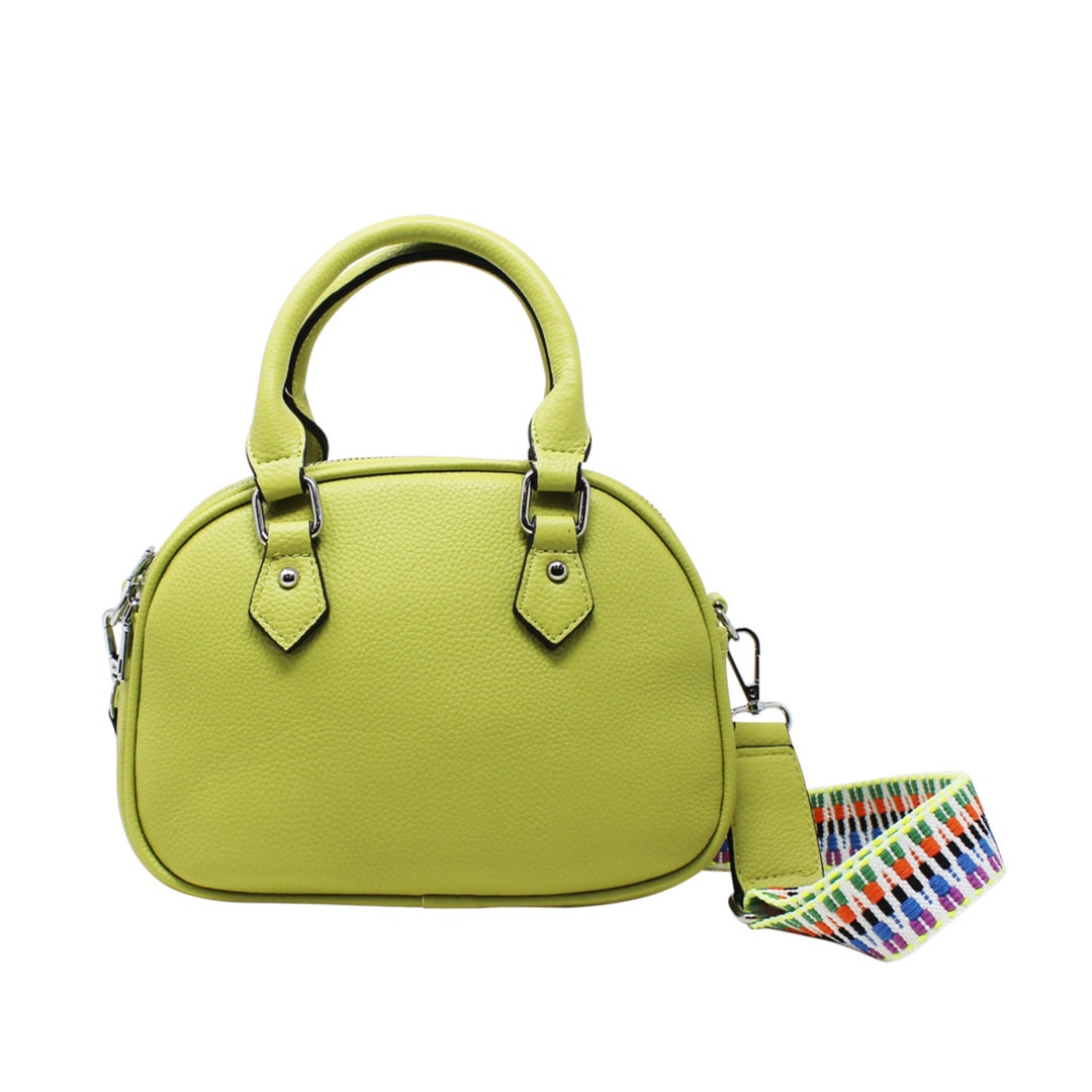 Ladies Small Triple Zipper Grab Bag With Top Handle Women Casual Formal ...