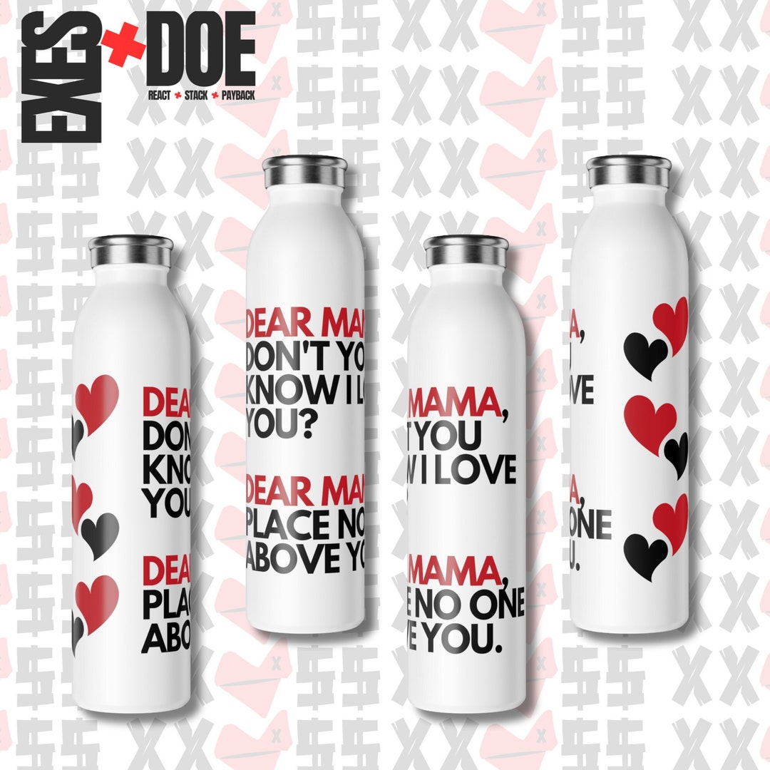 Dear Mama Water Bottle (slim 20 Oz) - Etsy