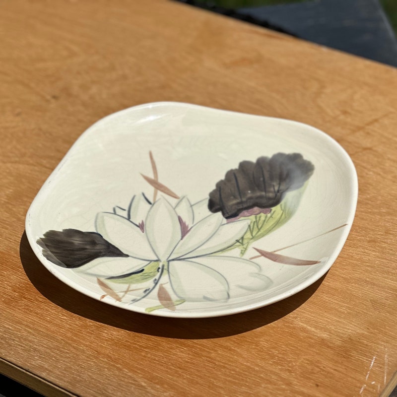 Asian Lotus Plate - Etsy