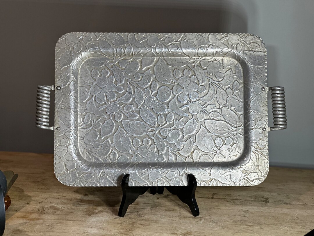 Vintage Platter Tray ~ Keystone Ware Paisley ~ Aluminum ~ MCM - Etsy