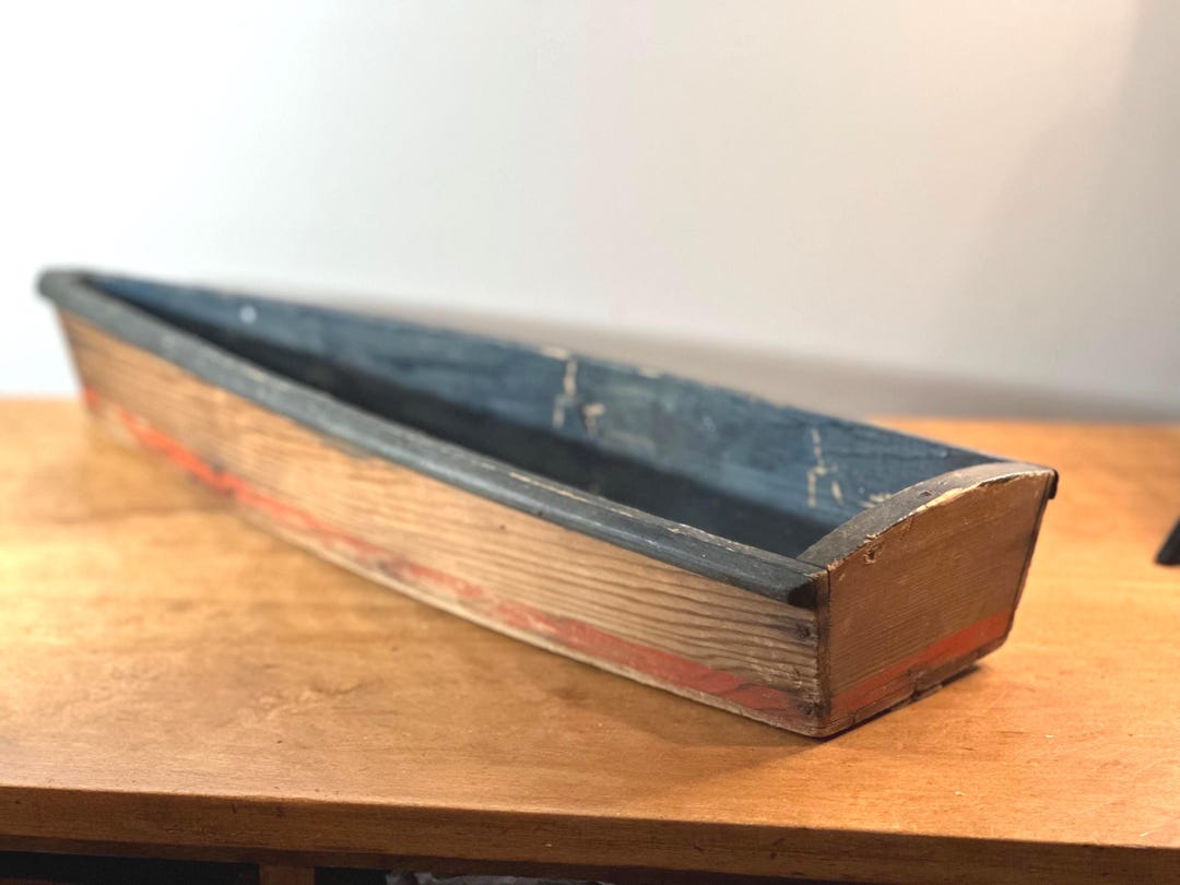 Handmade Toy Skiff Boat Model ~ Vintage Large - Etsy